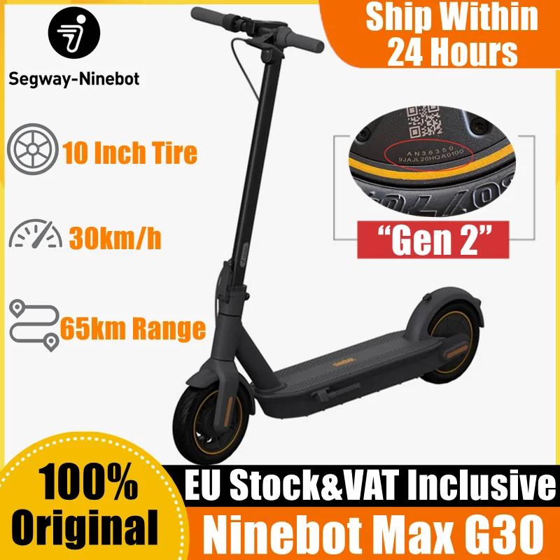 EU Stock Original Ninebot by Segway MAX G30 G30P Smart Electric Scooter ...