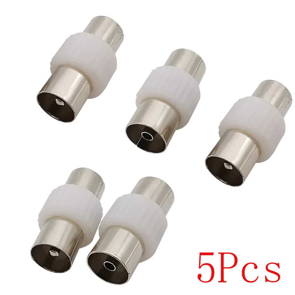 5Pcs-lot-TV-Plug-Male-to-Male-Female-to-Female-Jack-Adapter-for ...