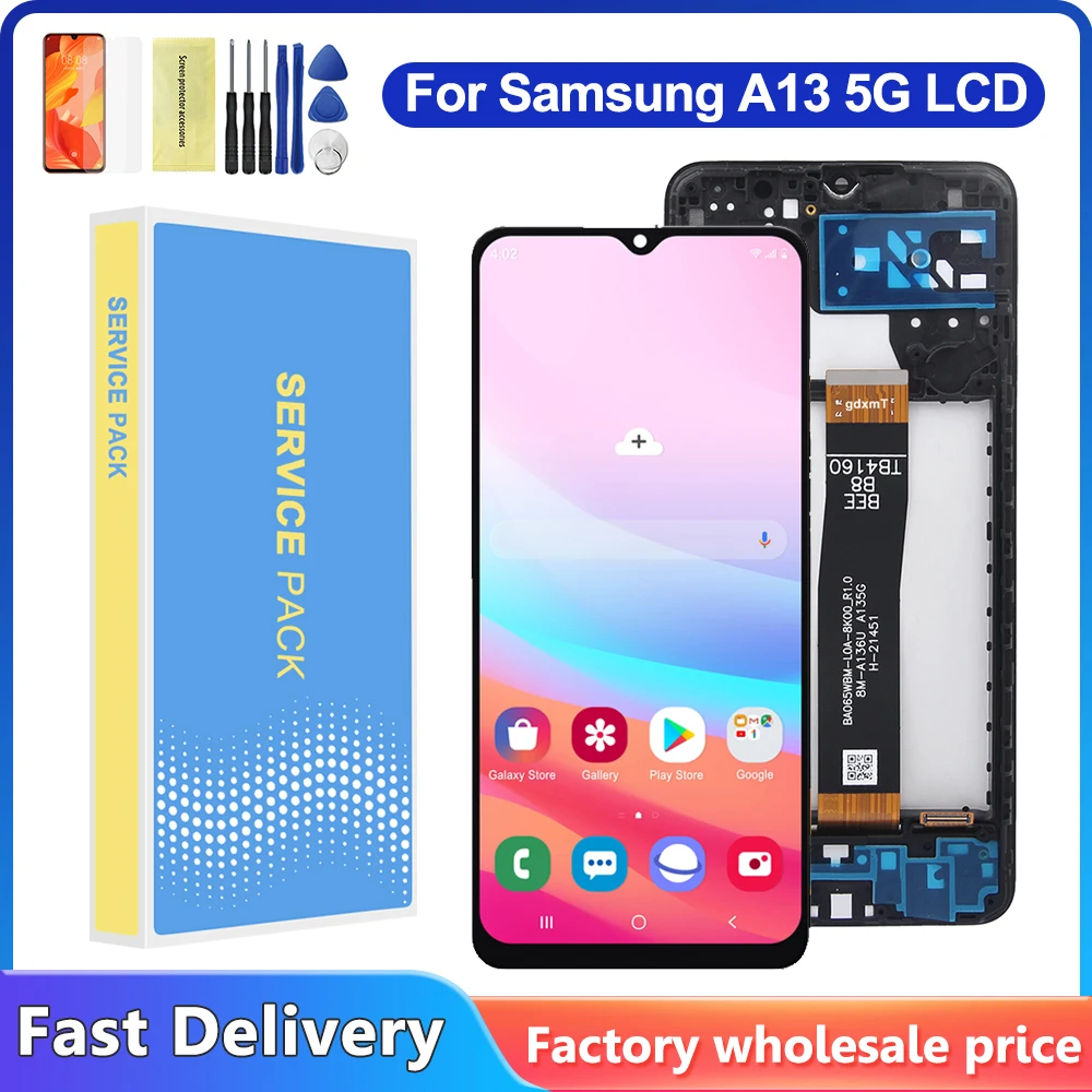 Display a136b para samsung a13 5g display lcd tela de toque digitador ...