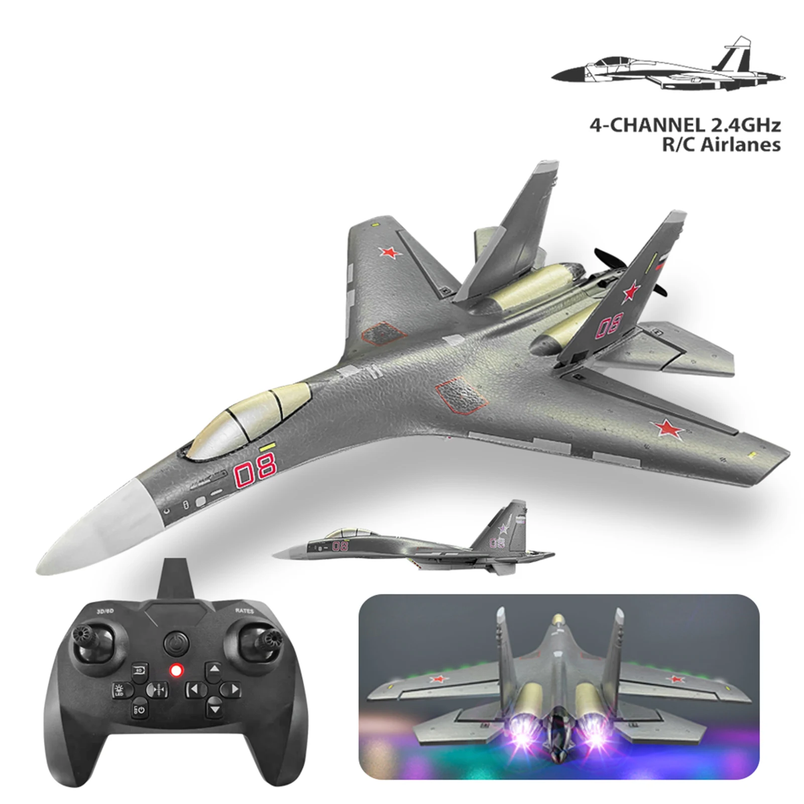 RC-Airplane-2-4GHz-EPP-RC-Plane-Coreless-Motor-with-Function-Stunt-Roll ...