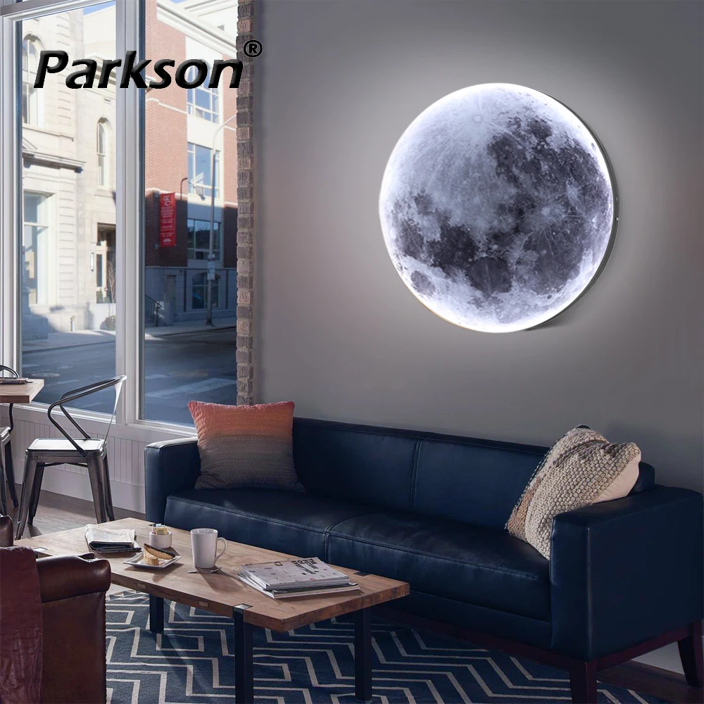 L-mparas-de-pared-LED-modernas-iluminaci-n-interior-de-Luna-para ...