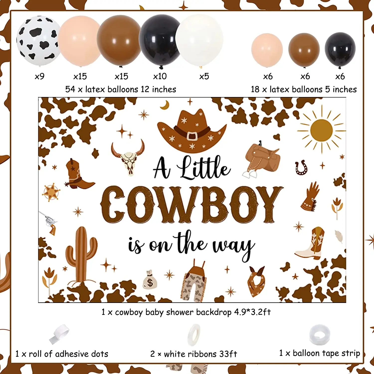 Cowboy Baby Shower Centerpiece
