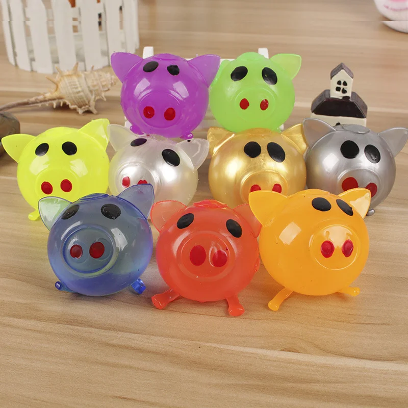 ZK20-Pig-Cute-Anti-Stress-Fidget-Splat-Water-Pig-Ball-Vent-Toy-Venting ...