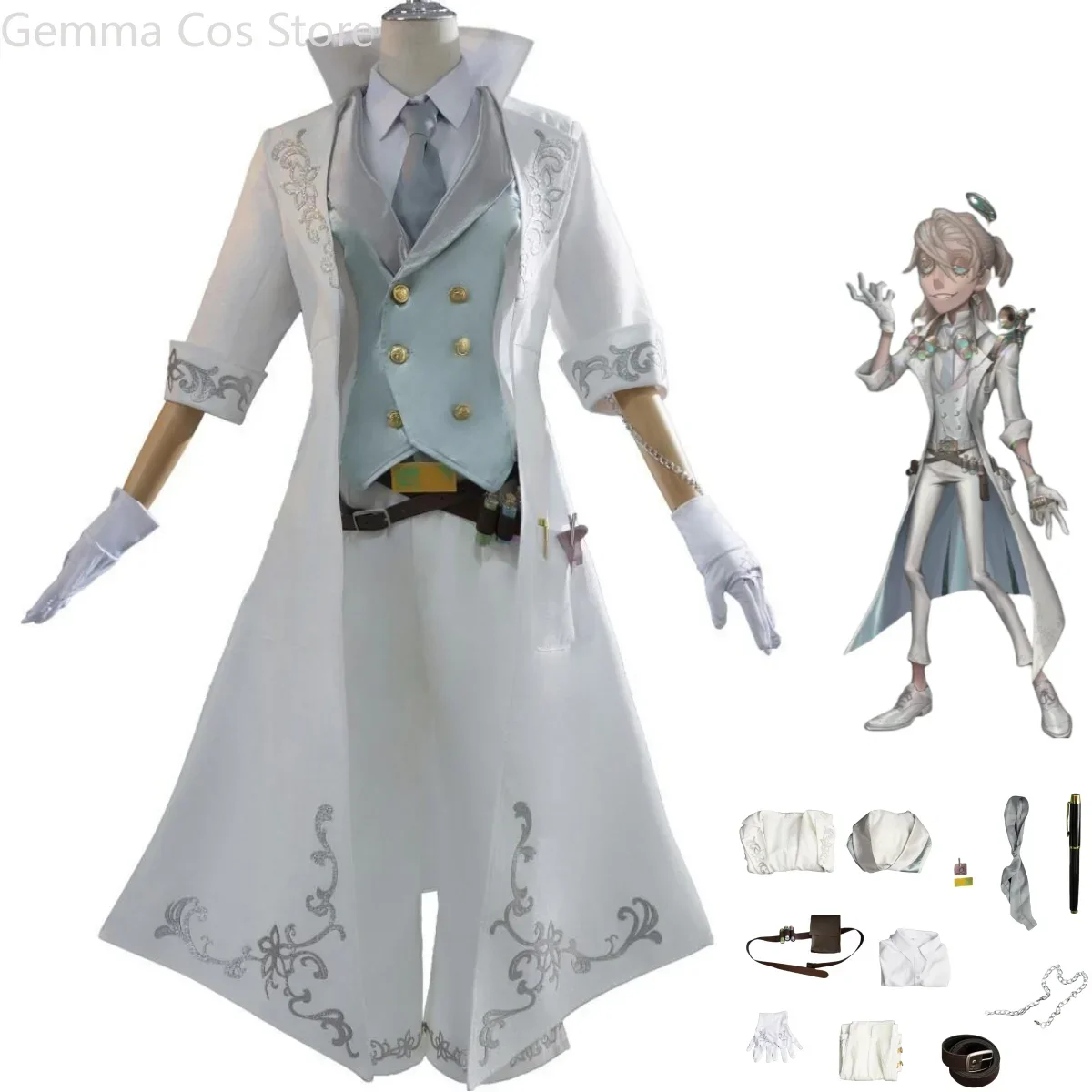 Game Identity Ⅴ Luca Balsa Prisoner Cosplay Costume Survivor Paranormal ...