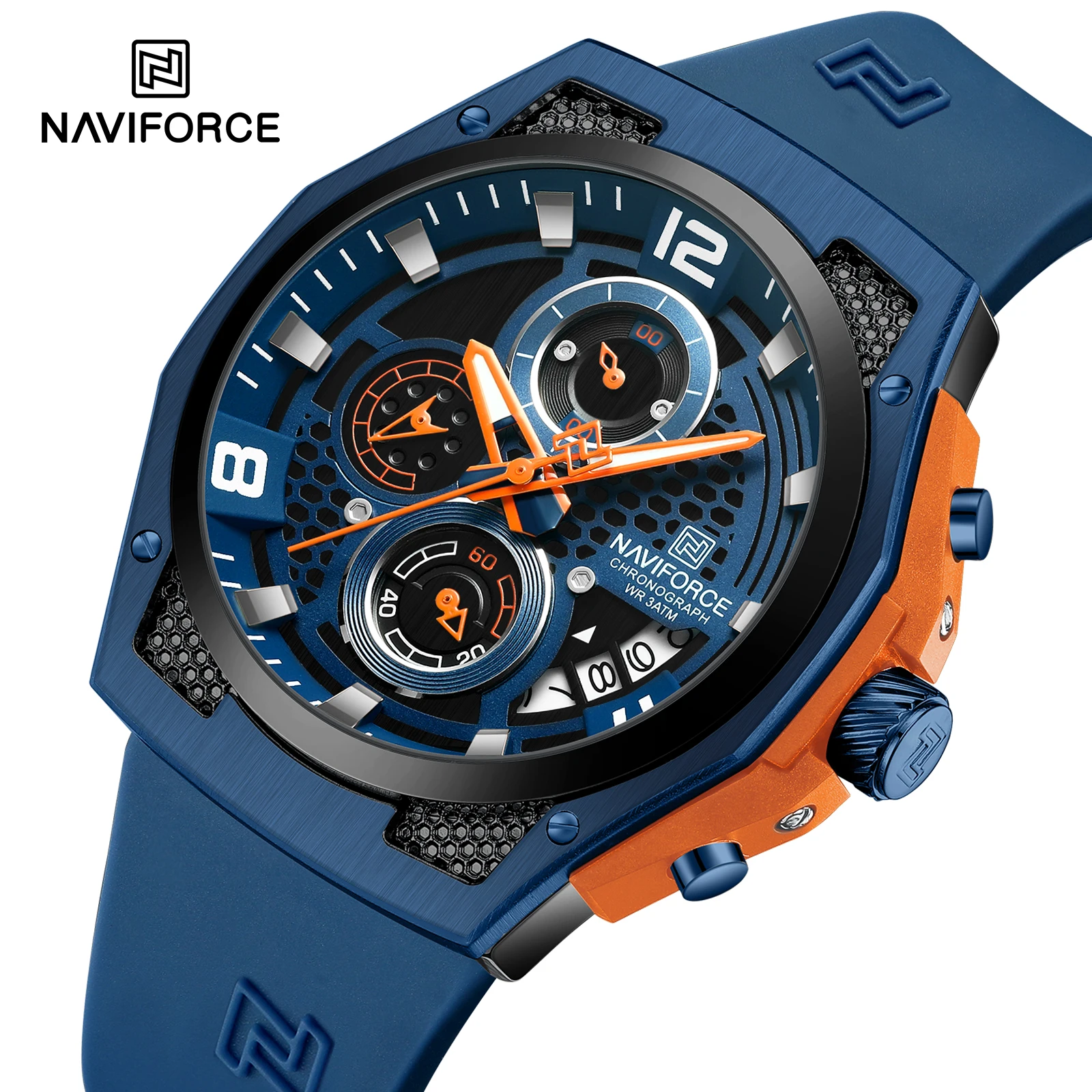 NAVIFORCE-High-Quality-Luxury-Original-Men-Watch-Silicone-Strap ...