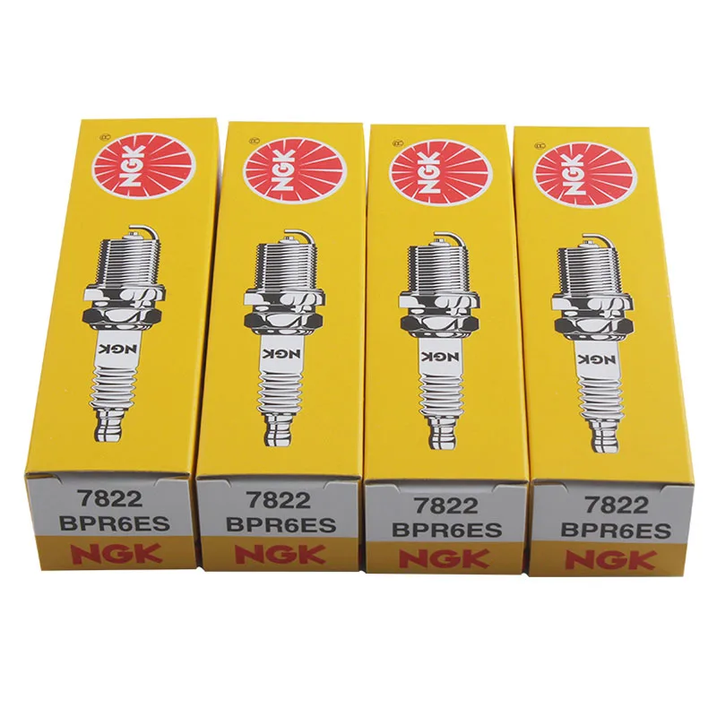 4Pcs-Lot-NGK-Spark-Plug-7822-BPR6ES-for-Chevrolet-Daewoo-Fiat-Ford ...