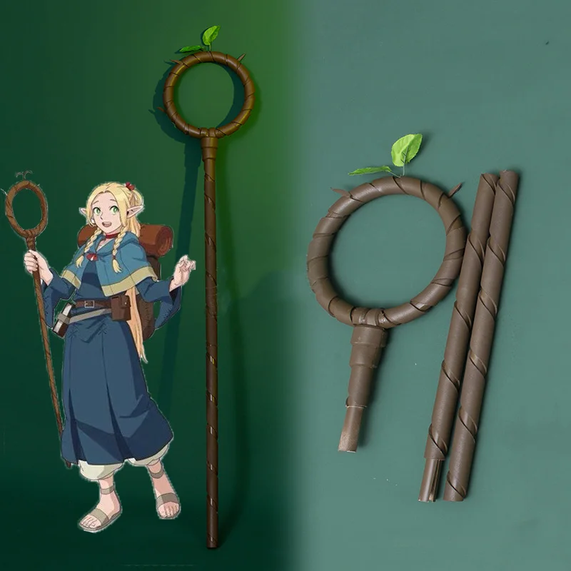Marcille-Staff-Cane-Delicious-in-Dungeon-Cosplay-Props-Weapons-Wig ...