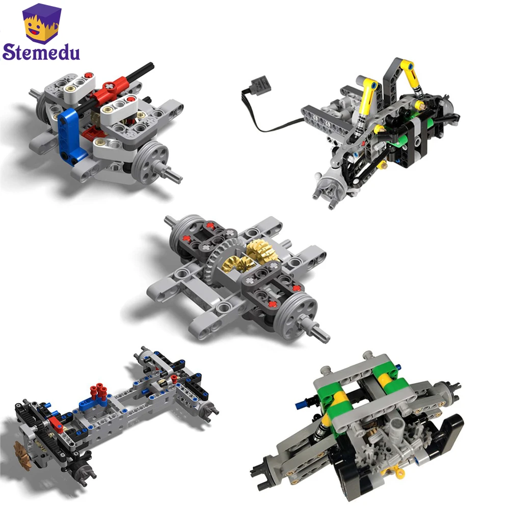 Brick Moc Chassis | Vehicle Chassis | Brick Parts | 4wd Brick - Technic ...