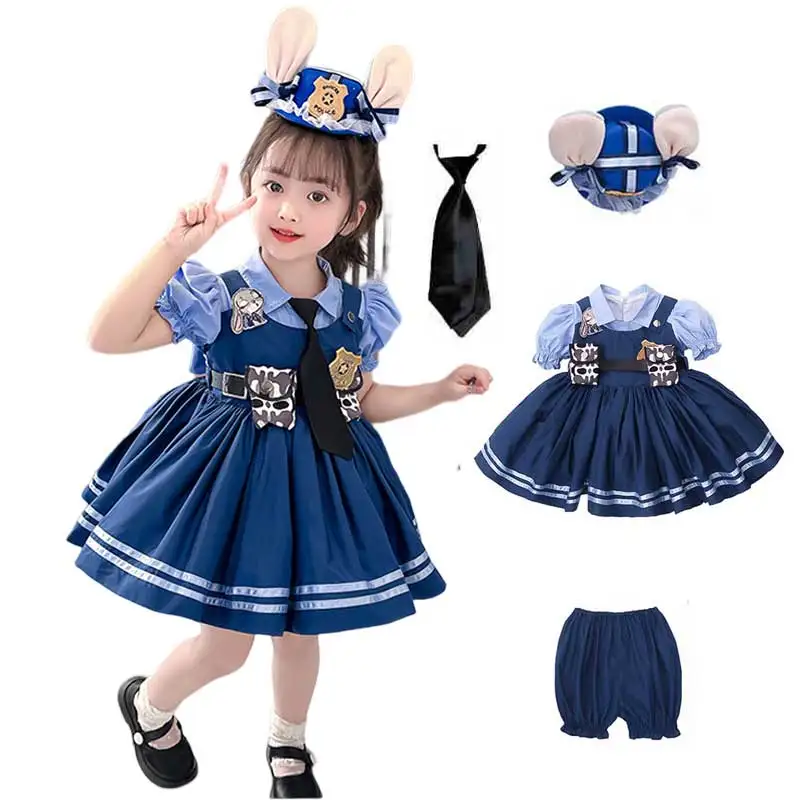 Kids-Zootopia-Officer-Rabbit-Judy-Hopps-Police-Uniform-Cosplay-Costume ...