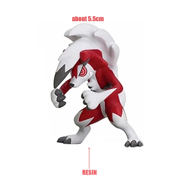 Cartoon Sun And Moon Rockruff Lycanroc Evolution Pokemon Anime Figure ...