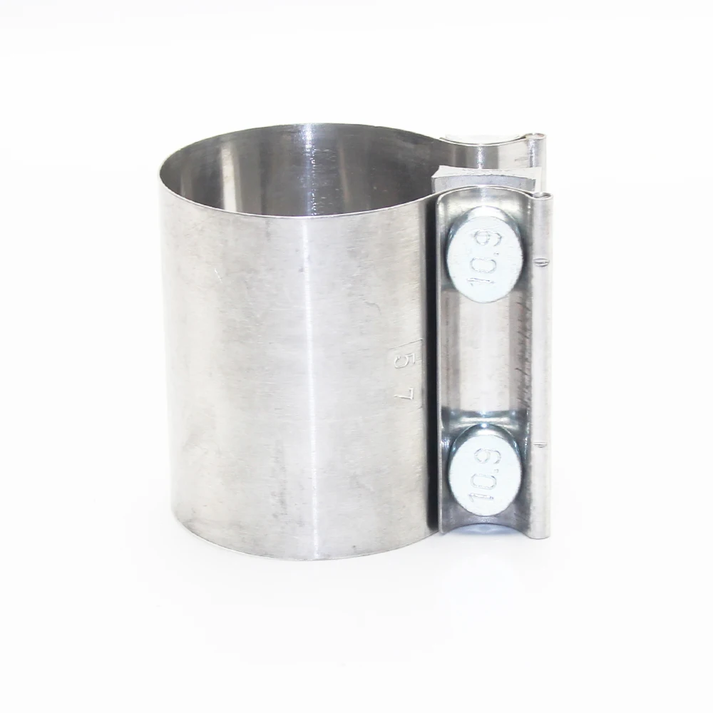 Stainless Steel universal exhaust pipe coupling strong steel pipe clamp ...