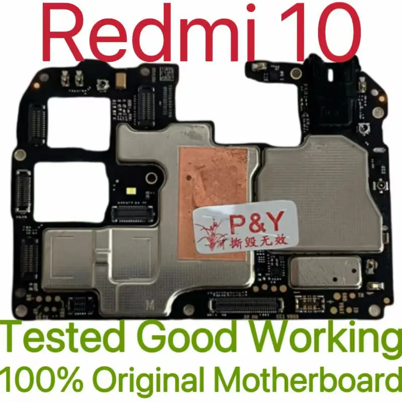 Global Version Original Unlocked Motherboard for Redmi 10 Tested ...
