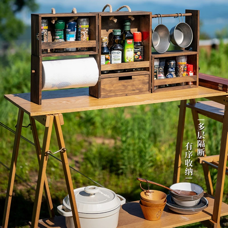 Naturehike Split Multi-layer Spice Cabinet Portable Outdoor Camping ...