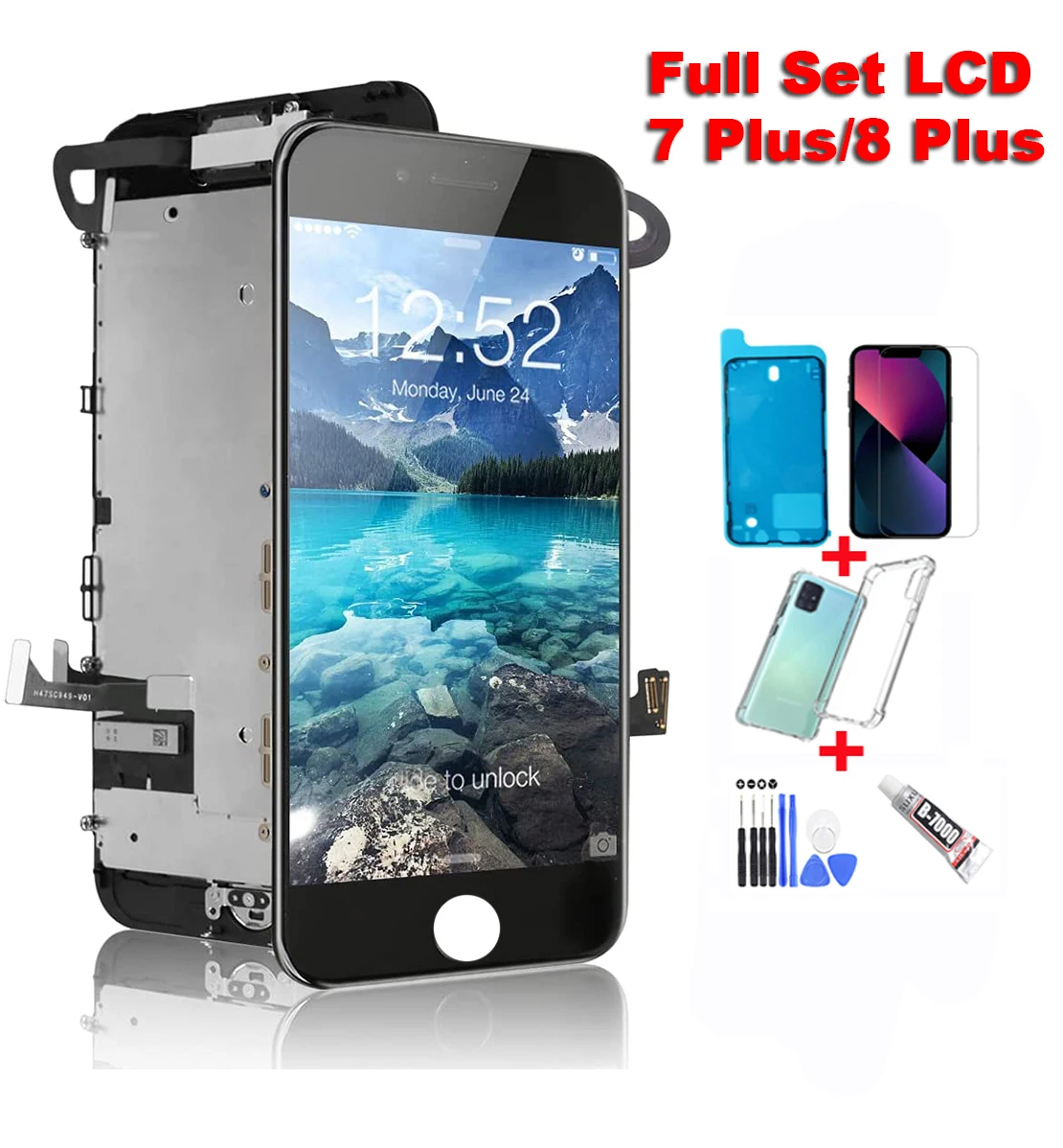 AAA Full Set LCD Screen For iPhone 8 Plus LCD Screen Display 3D Touch ...
