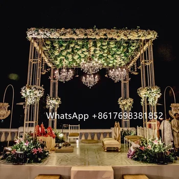 mandap frame with a roof wedding ceremony gazebo arch