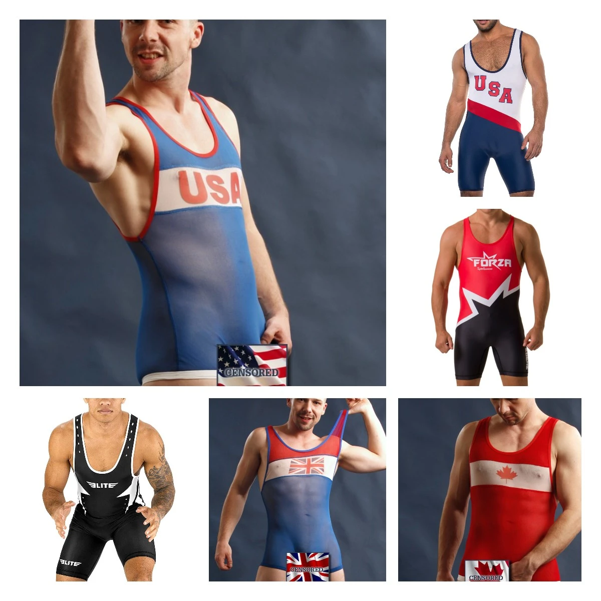 Wrestling Singlets Suit | Wrestling Suit Mens | Fitness Skinsuit ...