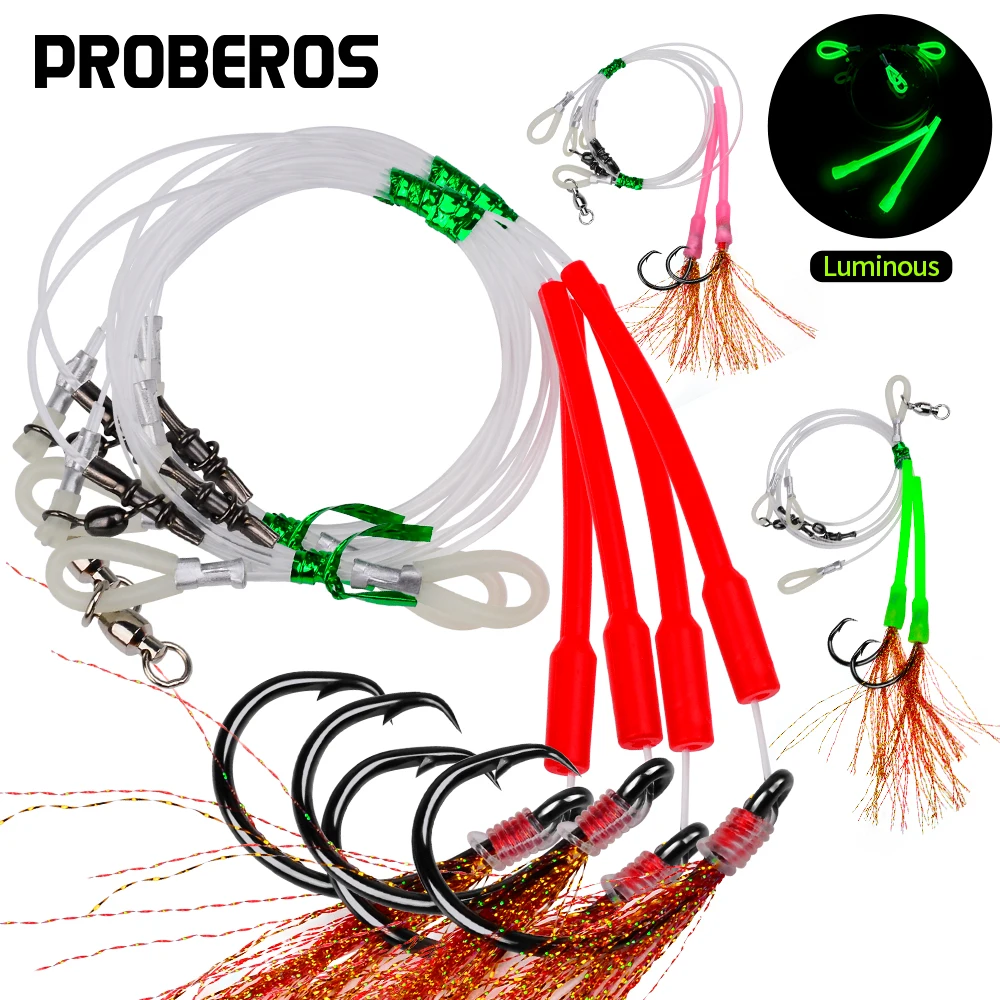 PROBEROS 2 pcs Sea Snapper Rig Fishing Rigs for Bottom Fishing ...