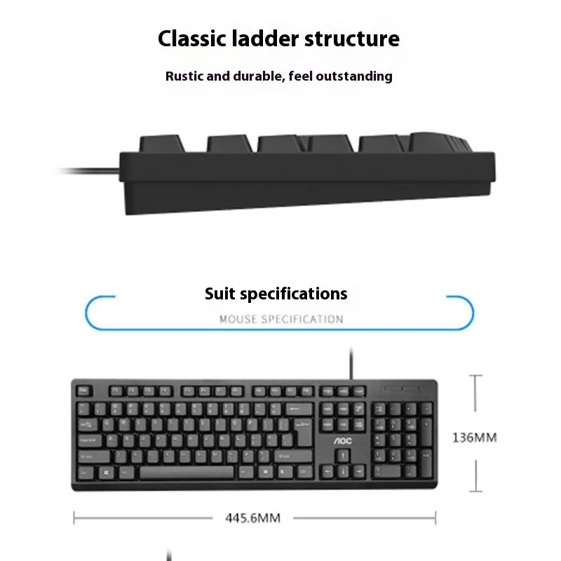 Teclado-con-cable-USB-AOC-KB161-teclado-externo-personalizado-para ...