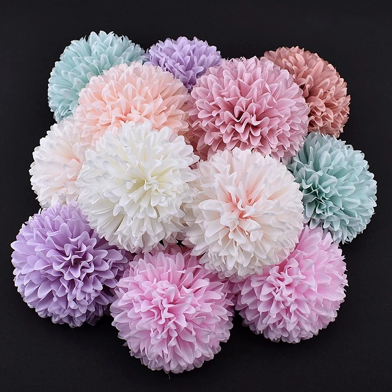 Artificial Flower Heads Large | Large Artificial Silk Flowers - 10cm ...