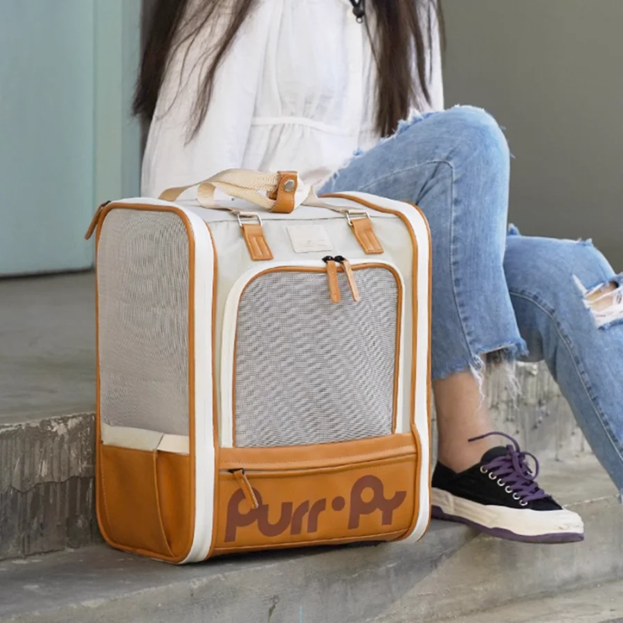 Outdoor-Portable-Cat-Carry-Bag-Large-Space-Mesh-Transporter-Breathable ...