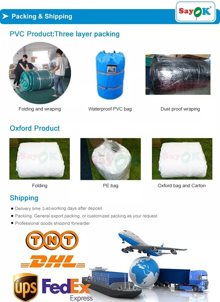 SAYOK 7m Giant Inflatable Paint Booth Inflatable Spray Booth PVC Truck ...