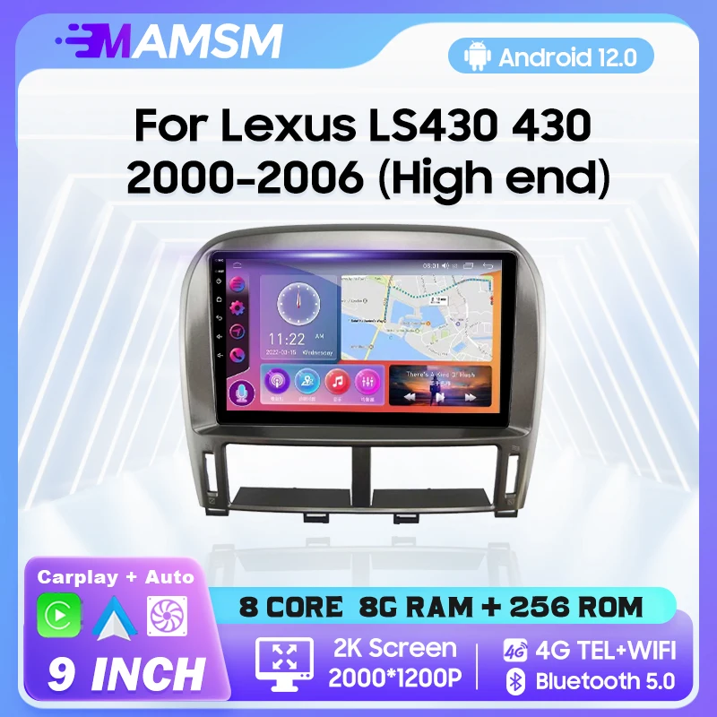 MAMSM-Android-13-Car-Radio-For-Lexus-LS430-430-2000-2001-2006-high-end ...