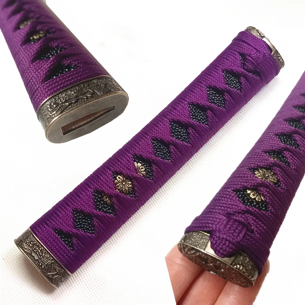 20CM-Tsuka-Handle-Hit-For-Japanese-Sword-Samurai-Wakizashi-Katana-Parts ...