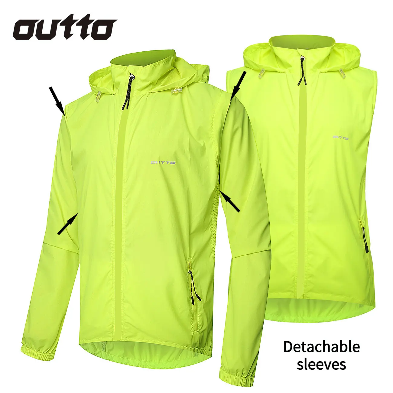 Outdoor-Cycling-Jacket-Men-Women-Windproof-Waterproof-Removable-Long ...