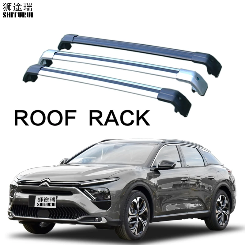 SHITURUI 2Pcs Roof bars For Citroen Versailles C5x 2021 2023 Aluminum ...