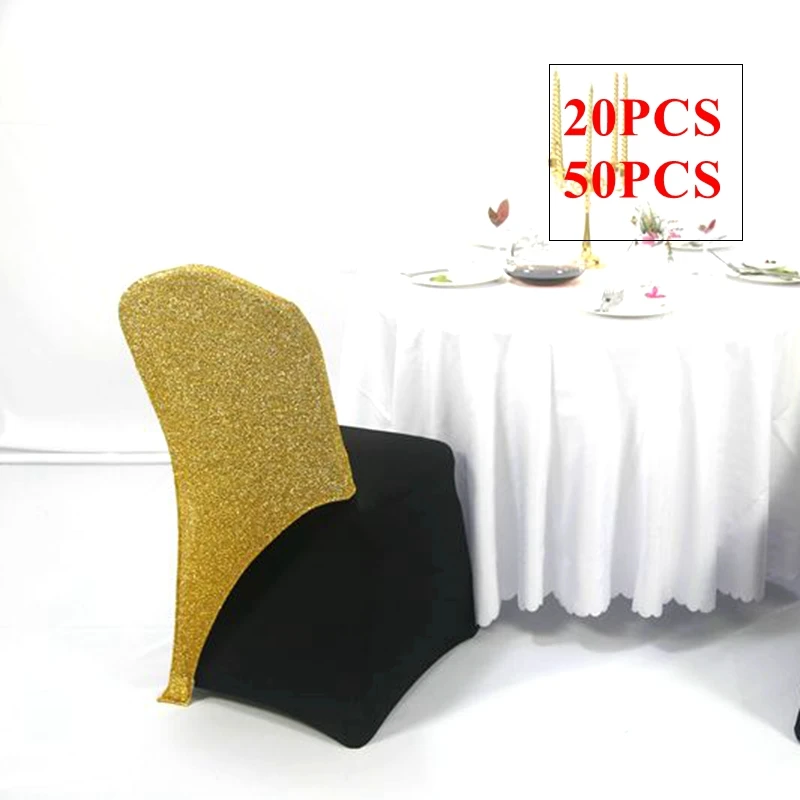 New Design Sequin Chair Cap Hood For Spandex Chair Cover Wedding Event ...