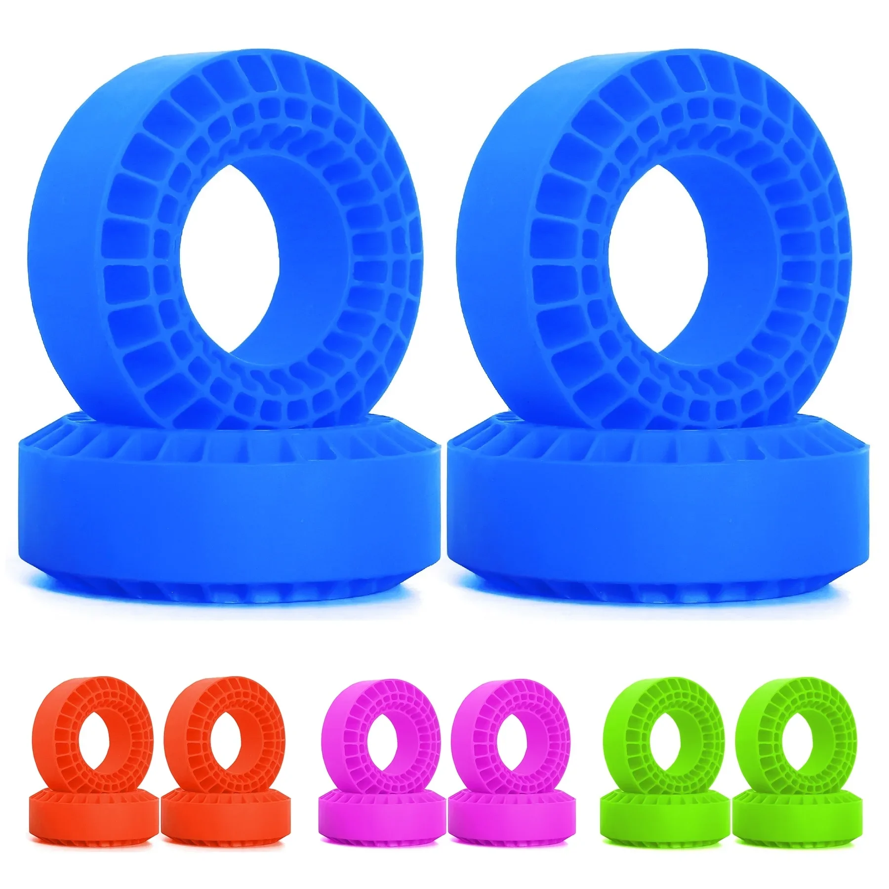 4pcs-1-9-Silicone-Rubber-Wheel-Tires-Insert-Foam-for-1-10-RC-Crawler ...