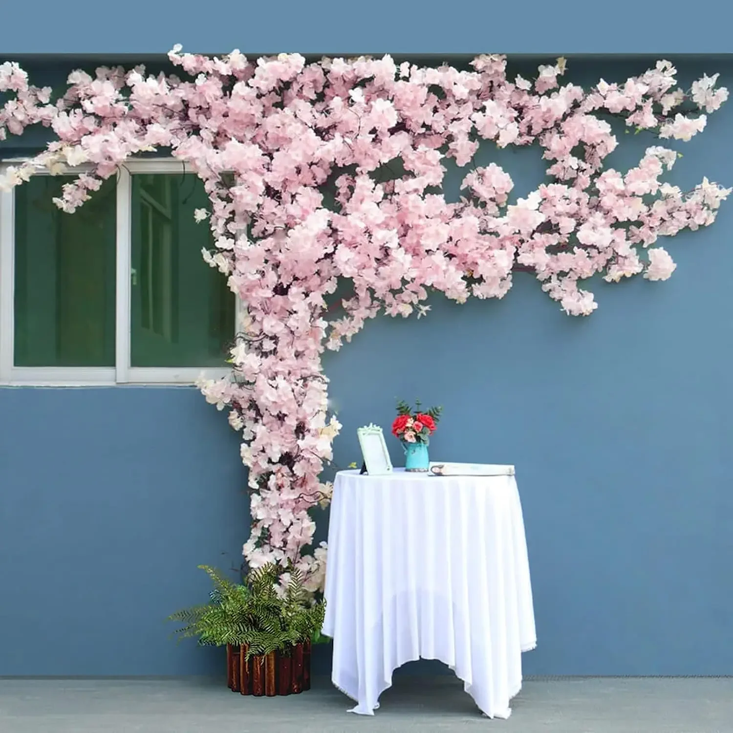 Artificial Cherry Blossom Tree Sakura Tree Decor Cherry Blossom Vines ...