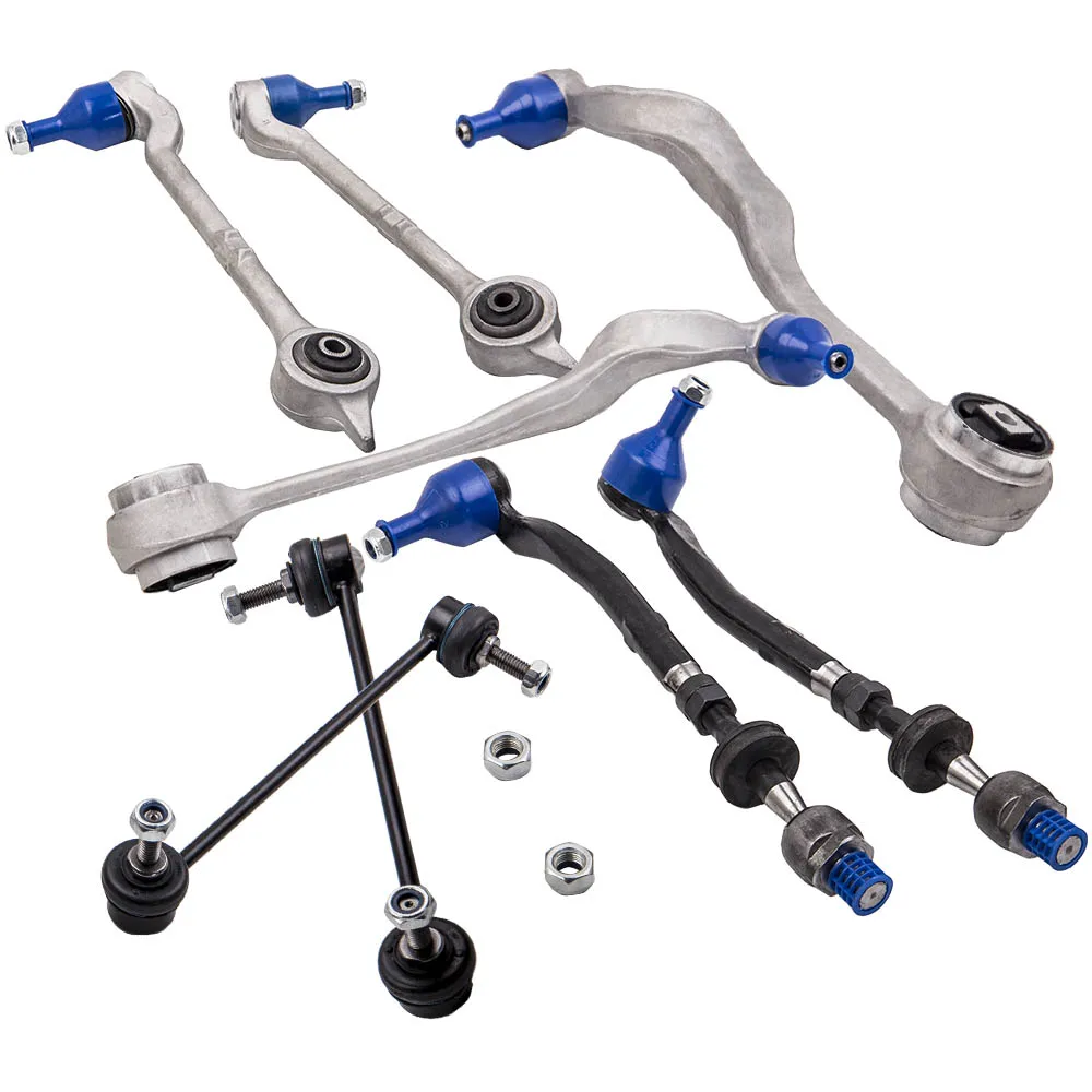 Front Axle Upper Lower Suspension Control Arm Set For BMW 5 Series E39 ...
