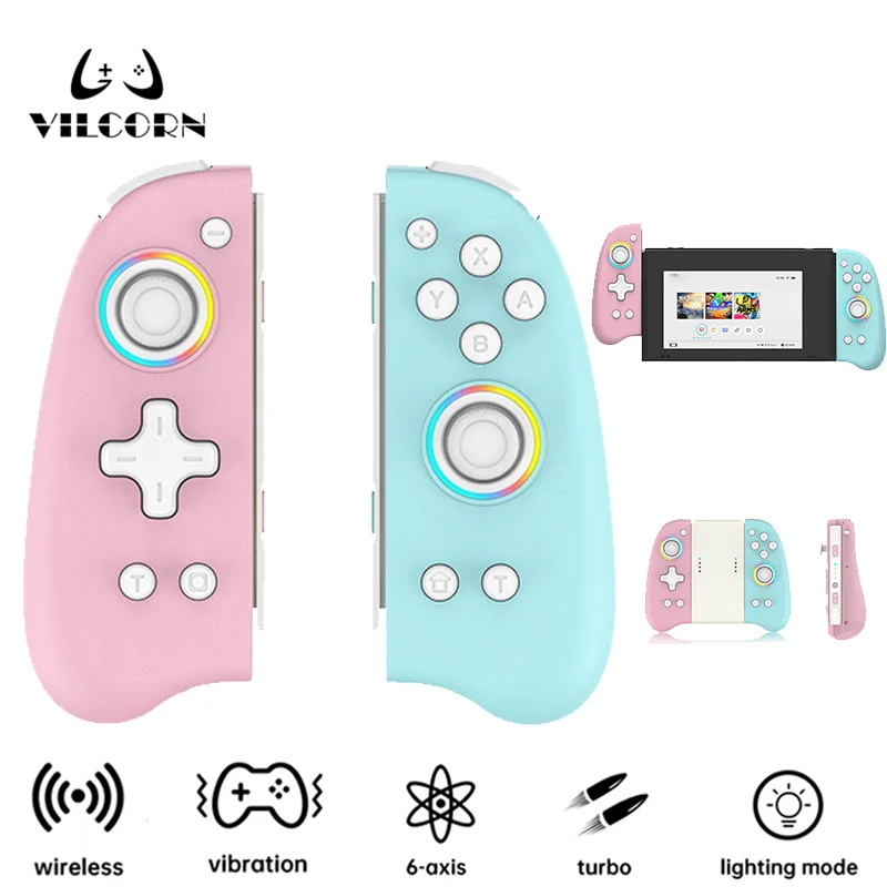 VILCORN-controlador-Joypad-Compatible-Con-Nintendo-Switch-L-R-Gamepad ...