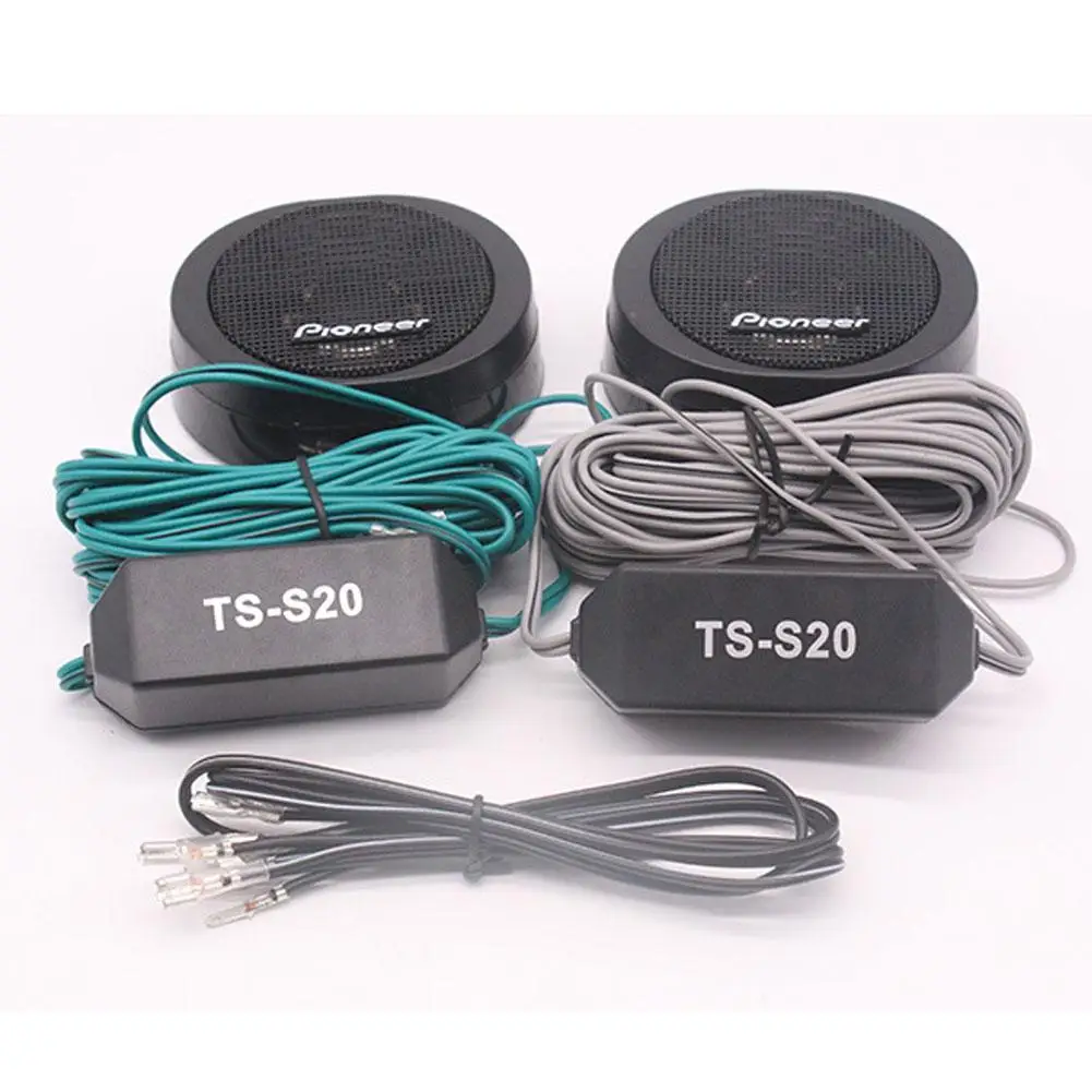 1 Pair S20 Car Tweeter Subwoofer Loudspeaker Strong Resolution Front ...