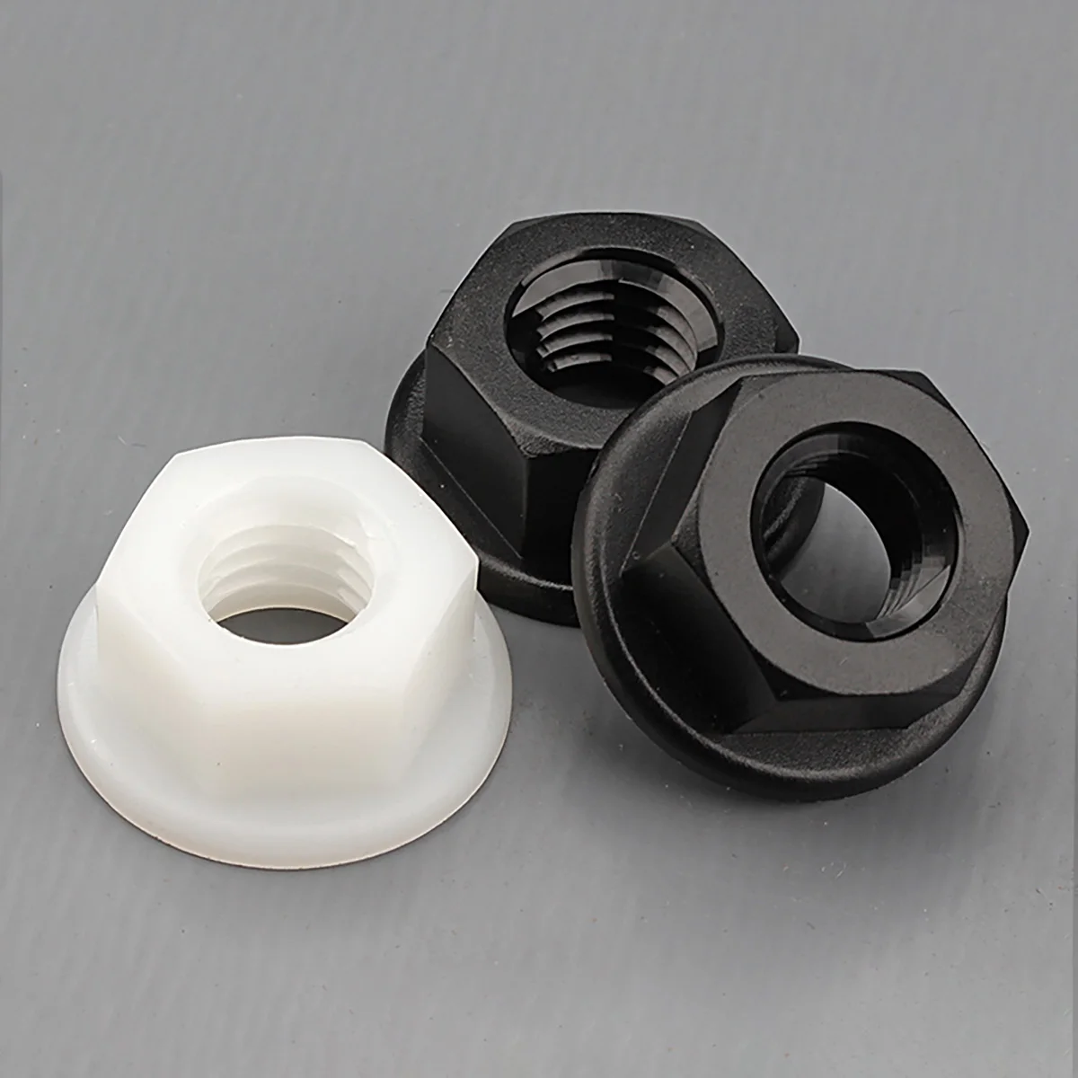 Nylon-Hexagon-Flange-Nut-Insulated-Locking-Rubber-Screw-Cap-With-Gasket ...