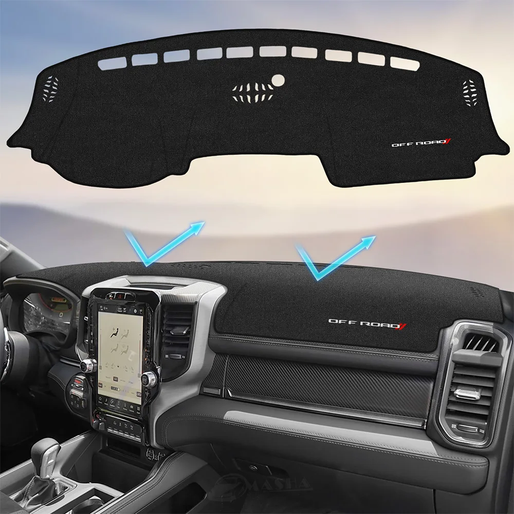 Car-Dashboard-Pad-For-Dodge-Ram-1500-2500-3500-2019-2020-2024-Dash-Mat ...