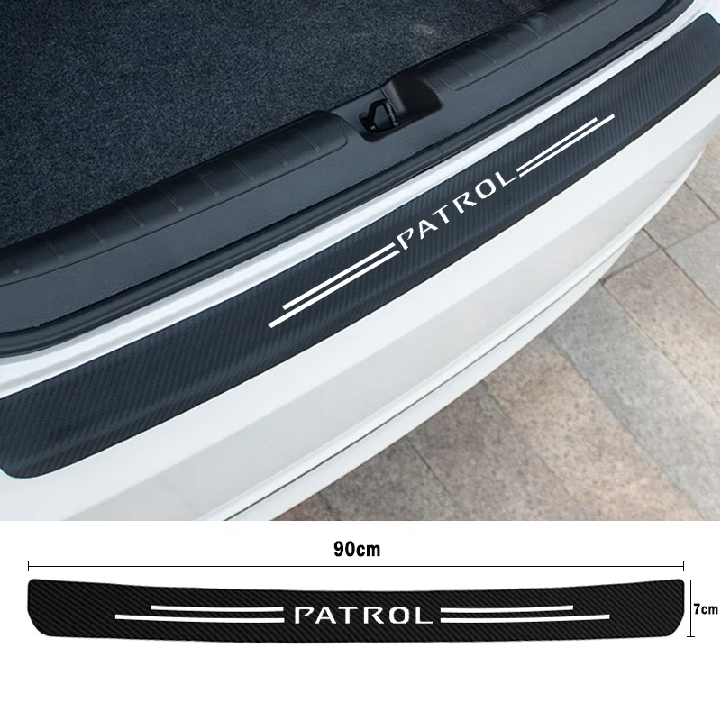Car-Rear-Trunk-Protector-Strip-for-Nissan-Patrol-Y60-Y61-Y62-Logo ...