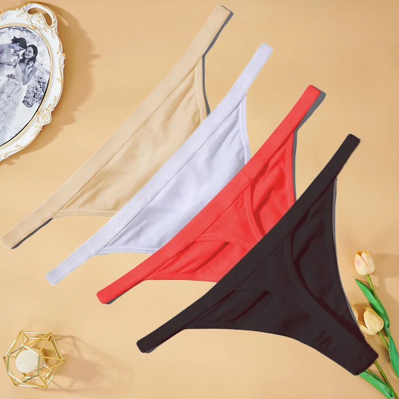 3Pcs-Sexy-Cotton-Thongs-Low-Waist-Seamless-Female-Comfortable-Lingere-Underpants-Breathable ...