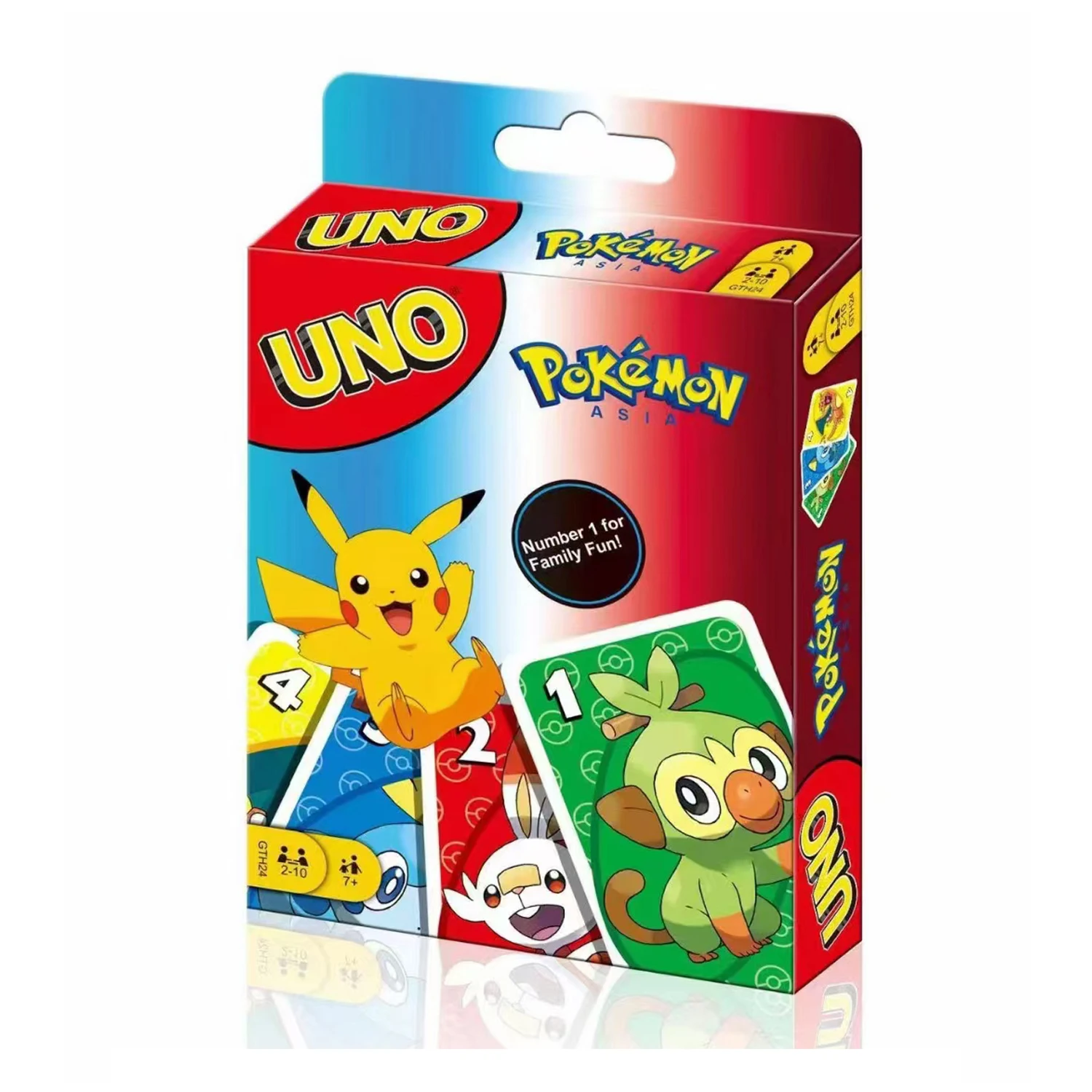 UNO Card Board Game Anime Cartoon Figure Pattern Family Funny ...