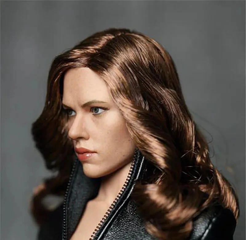 Scarlett Johansson Brown Curly Hair