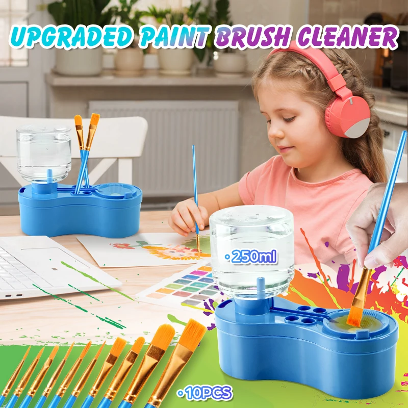 10pcs-Multifunction-Painting-Brush-Paint-Brush-Cleaner-With-Drain ...