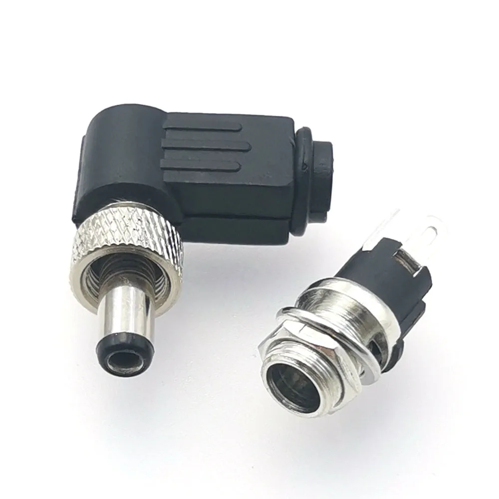 10pcs-5-5x2-5mm-5-5x2-1mm-Right-Angle-DC-12V-Power-Jack-Male-Plug ...