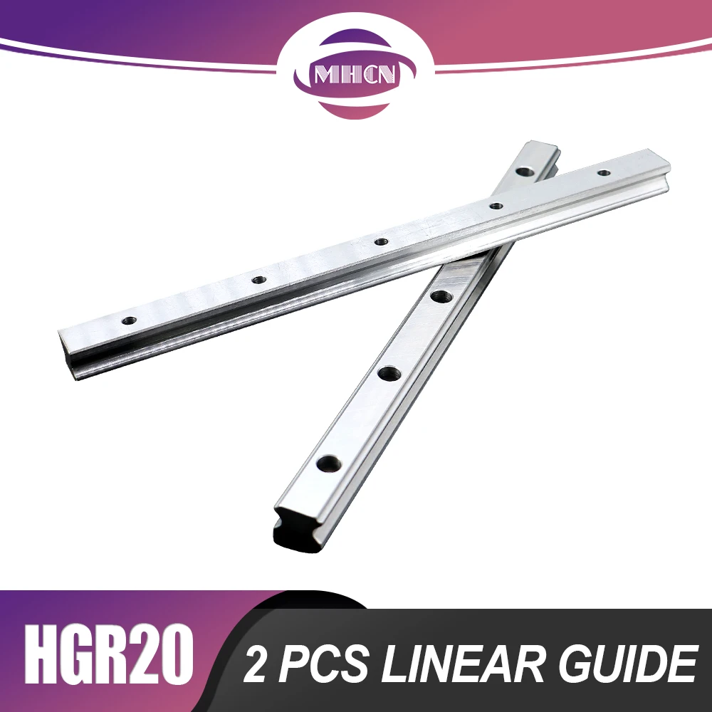 MHCN-2PCS-1000-2000mm-HGR20-Linear-Rails-CNC-Guides-Linear-Guide-With ...