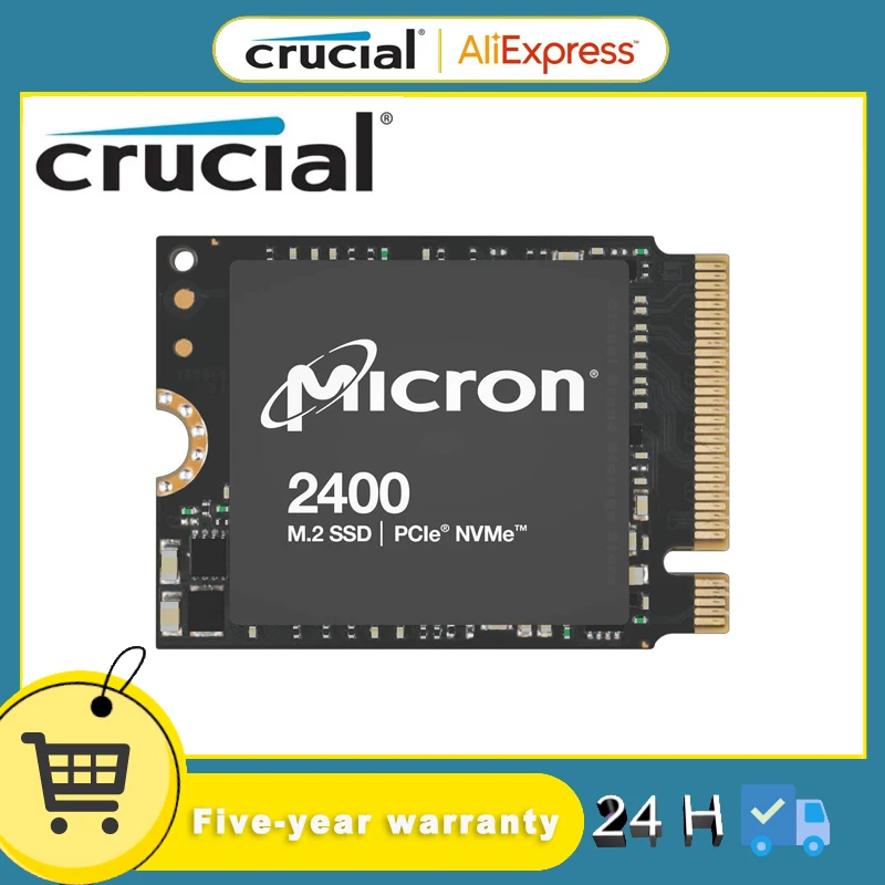 Crucial-micron-2400-M-2-2230-SSD-2TB-1TB-512GB-NVMe-PCIe-Gen4-x4-for ...