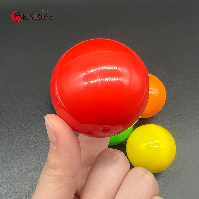 5Pcs 45MM 4.5CM 1.77Inch Toy Capsules Surprise Ball Mixed Colors Soft ...