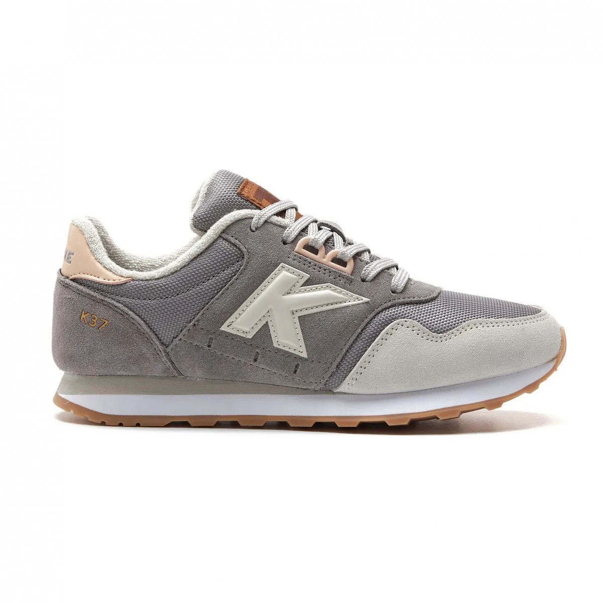 Kelme-Tienda-Oficial-K-37-Gris-Zapatillas-Casual-Mujer-Mujer-Fabricada-En-Piel-Sintetico-46923 ...