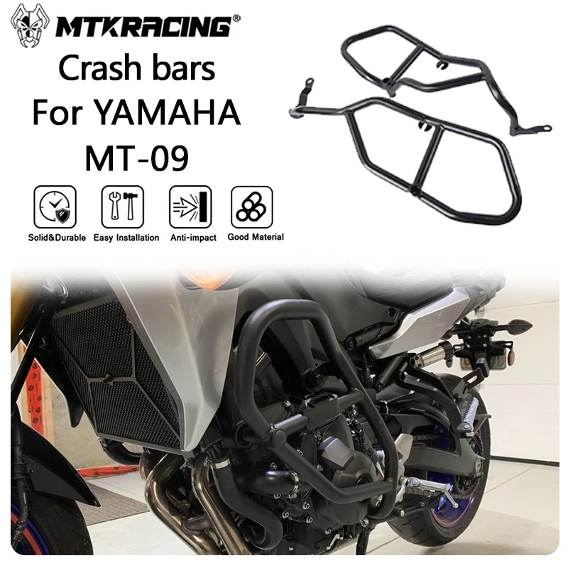 MTKRACING-Crash-bars-For-YAMAHA-MT-09-2014-2020-Motorcycle-Bumper ...