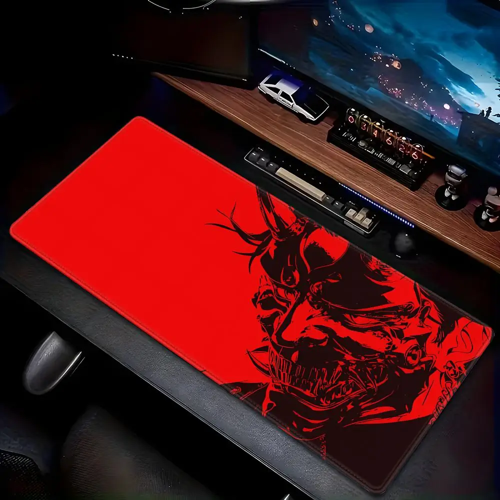 China's hot-selling mouse pad Black and Red Samurai Animation Beautiful ...