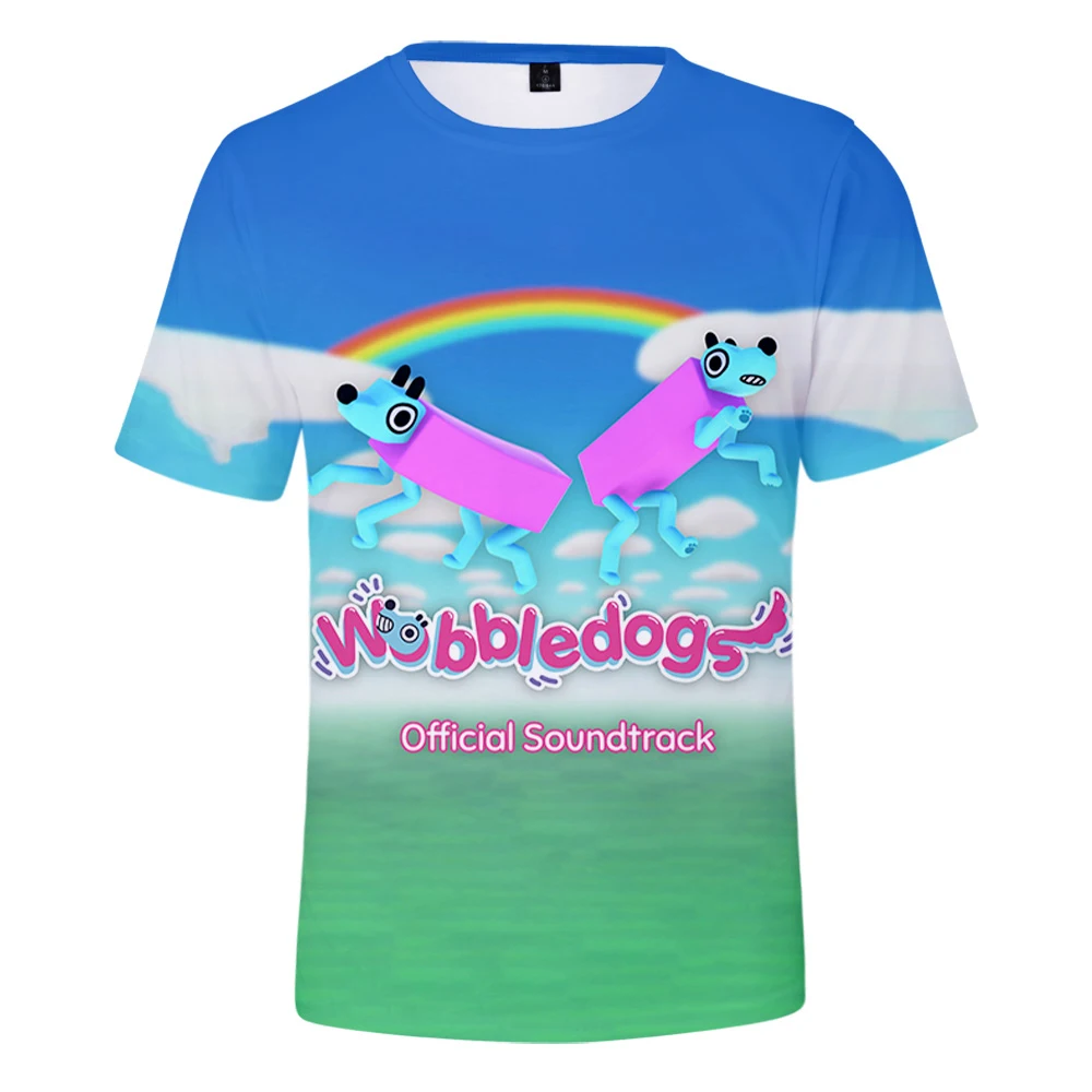 Wobbledogs-3D-Print-T-shirt-Loose-Short-Sleeve-Casual-All-match-T ...